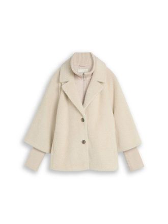 Tom Tailor Sommerjacke Jacken Cosy Cape Jacke im 2-in-1-Look