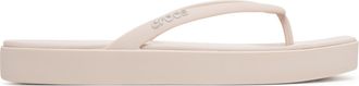 Crocs Zehentrenner Crocs Miami Square Flatform Flip 214161 Creme