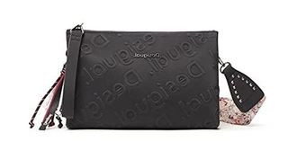 Desigual Bols_Galia Dortmund, Across Body Bag Femmes, Noir, Taille Unique