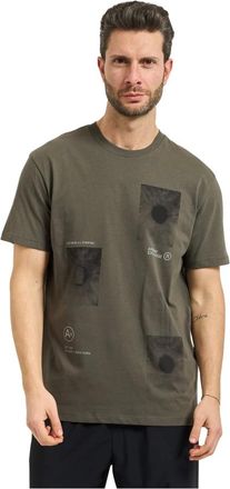 A|X Armani Exchange Homme, Tops, Vert, Taille: M T-shirt &agrave; Imprim&eacute;s Altern&eacute;s