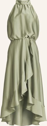Swing Swing Cocktailkleid Aus Satin Mit Volants gruen