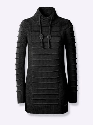 Witt Strickpullover Longpullover Langarm Strukturstrick