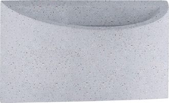 Paco Home Wandleuchte Innen Wandlampe Flur Lampe Indirektes Licht Up Down Effekt G9 Gemütliche Atmosphäre, Leuchtmittel: ohne Leuchtmittel, Farbe: Sandstein-Gra