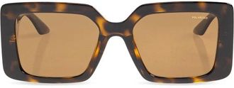 Versace Femme, Accessoires, Brun, Taille: 55 MM Square Lunettes de soleil