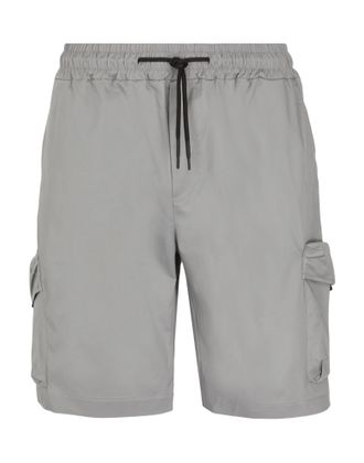 8 by YOOX COTTON WAISTBAND CARGO SHORTS