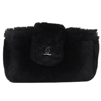 Chanel Pre-owned Vintage Pouch - Femme - Pre-owned - Noir - Taille: ONE Size