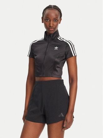 adidas Bluse adicolor JD0277 Schwarz Slim Fit