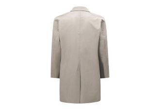 AlltheMen Trenchcoat Herren Einreihiger Freizeit Trenchcoat mit Reverskragen Regular Fit