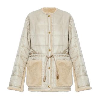 Moncler Femme, Vestes, Beige, Taille: 42 FR Tipule Jacket