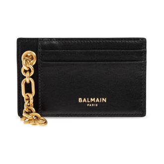 Balmain Kartenhalter mit Kette - - Accessories - Herren - Schwarzk - ONE SIZE
