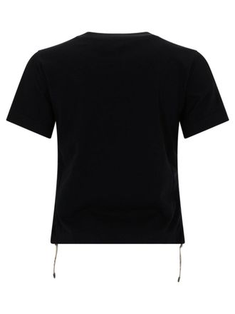 Burberry Festival Cotton T-Shirt - Black