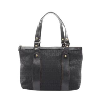 Fendi Pre-owned Zucchino Canvas Leder Tote Bag - - Pre-owned - Damen - Schwarzk - ONE SIZE