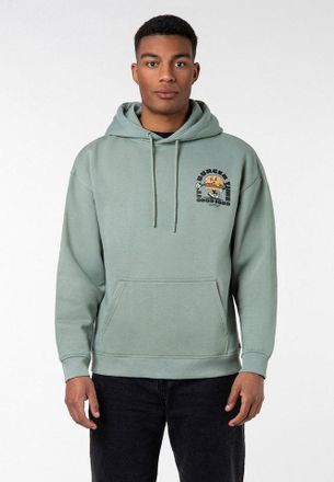 Sublevel Hoodie Herren Kapuzenpullover mit verspielten Prints Sweater, Kapuzensweatshirt mit K&auml;ngurutasche, mit Kapuze