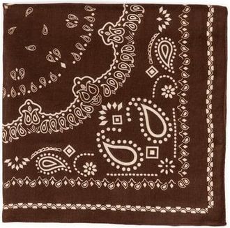Saison 1865 Carr&eacute; imprim&eacute; bandana en coton m&eacute;lang&eacute;