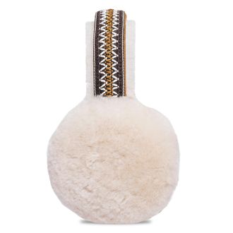 UGG Tasman Schaffell-Ohrensch&uuml;tzer f&uuml;r Damen, weiches echtes Lammfell-Ohrw&auml;rmer, Kastanie, Einheitsgr&ouml;&szlig;e