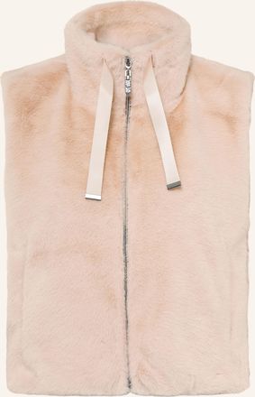 Monari Monari Kunstfell-Weste beige
