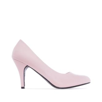 Andres Machado Andres Machado - AM422PEACH/SOFT - Elegante Pumps aus Lederimitat mit 9,5 cm Absatz.EU 32 bis 46, Ros&eacute;, 42 EU