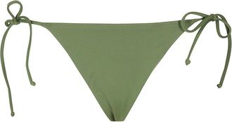 MC2 Saint Barth Frecher Boden mit Selbstbindung Bikini Slip - - Swimwear - Damen - Gr&uuml;n - XS