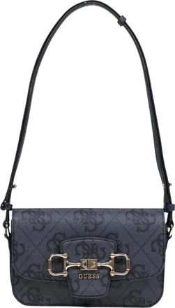 Guess Femme, Sacs, Gris, Taille: ONE Size Janie Logo Convertible Crossbody Flap
