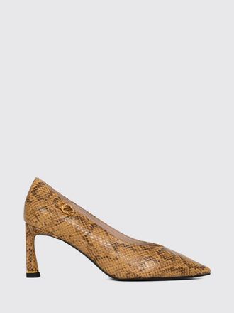 Coccinelle Pumps von aus Leder mit Python-Print und mittlerem Absatz