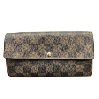 Louis Vuitton Portefeuille long Damier Pre-owned (bi-pli) - Femme - Pre-owned - Brun - Taille: ONE Size