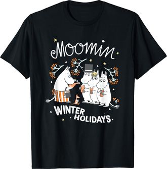 Moomin Mumins Mumins Winterurlaub Moominmamma Heißgetränke T-Shirt