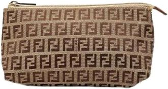 Fendi Pochette Pre-owned - Femme - Pre-owned - Brun - Taille: ONE Size