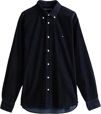 Tommy Hilfiger Homme, Chemises, Bleu, Taille: S Camicia