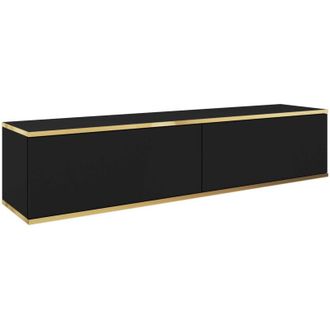 Selsey Selsey Mucalma - TV-Element h&auml;ngend, Schwarz / Gold, 135 cm
