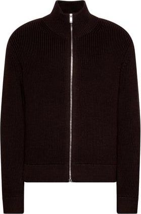 Calvin Klein Gilet col montant en laine m&eacute;lang&eacute;e