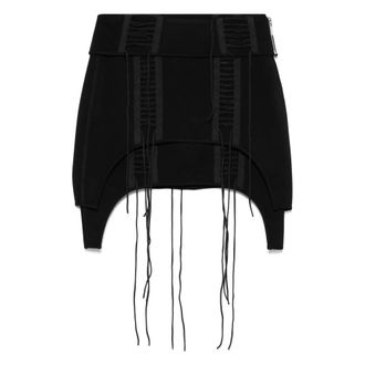 Helmut Lang Aviator Rock - - Skirts - Damen - Schwarzk - XS