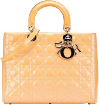 Dior Hobo Bags - Large Patent Cannage Lady Dior - Gr. unisize - in Braun - f&uuml;r Damen