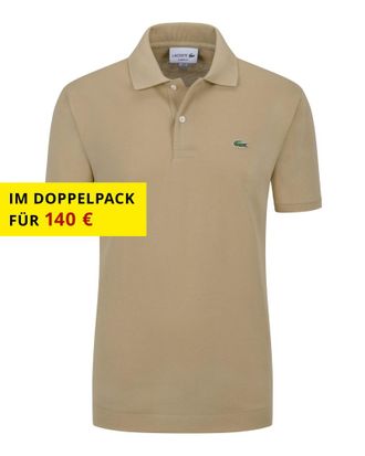 Lacoste Piqu&eacute;-Poloshirt Classic Fit L1212, mit kleinem Krokodil-Aufn&auml;her in