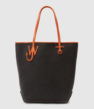 J.W.Anderson Cabas Anchor L Navy Orange