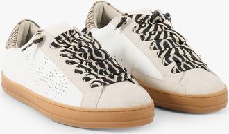 P448 Baskets John en cuir