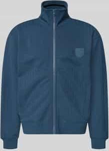 HUGO BOSS Regular Fit Sweatjacke aus Baumwoll-Mix Modell DAVRONTO