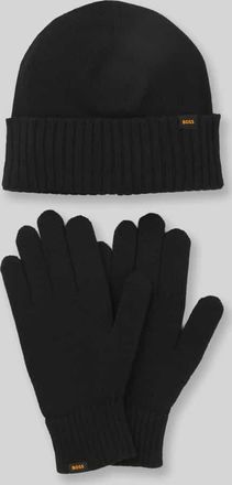 HUGO BOSS Handschuhe Kalipso_SET mit Logo-Detail im 2er-Pack