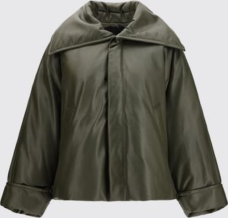 Bottega Veneta Veste courte en cuir dagneau &agrave; col marin