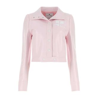 Courr&egrave;ges Damen, Jacken, Rosa, 2XSGr&ouml;&szlig;e