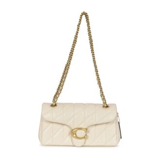 Coach Gepolsterte Tabby Schultertasche mit Kette - - Bags - Damen - Beige - ONE SIZE