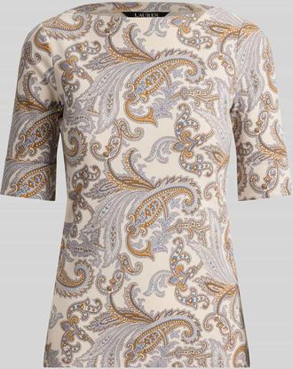 Lauren Ralph Lauren Regular Fit T-Shirt aus Baumwoll-Mix