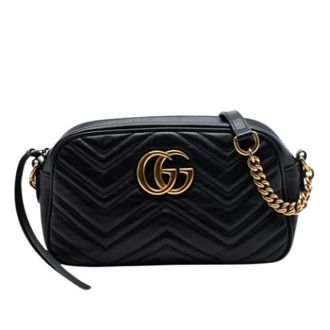 Gucci Pre-owned Quilted Crossbody Bag - - Pre-owned - Damen - Schwarzk - ONE SIZE