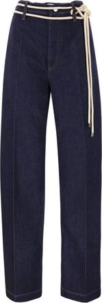 Sportmax Femme, Pantalons, Bleu, Taille: 32 FR Nembi Wide Pantalons
