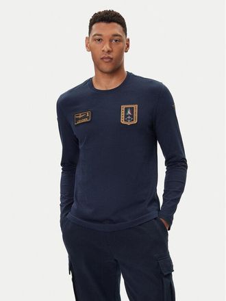 Aeronautica Aeronautica Militare Longsleeve 252TS2488UJ00710 Dunkelblau Regular Fit