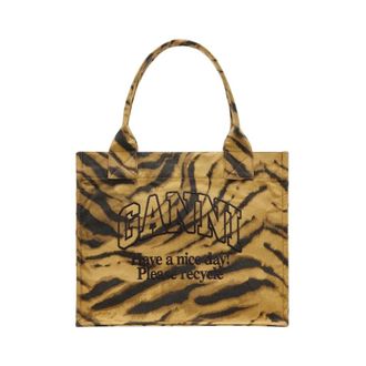 Ganni Femme, Sacs, Jaune, Taille: ONE Size Large Easy Shopper