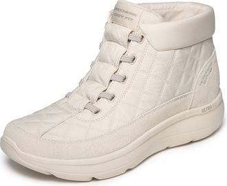 Skechers Damen Hands Free Slip-Ins On-The-Go Encore Gesteppte Nylon Chugga Stiefelette, Nat&uuml;rlich, 37 EU