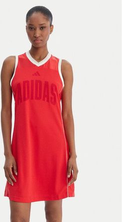 adidas Kleid f&uuml;r den Alltag Stadium KC4998 Rot Slim Fit