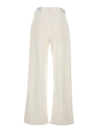 Icon Denim Los Angeles Womens Jeans Bea White Lyocell