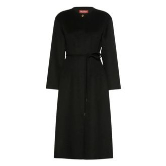 Max Mara Fiacre Coat - Femme - Manteaux - Noir - Taille: 34 FR