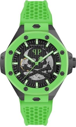Philipp Plein Homme, Accessoires, Vert, Taille: ONE Size Skeleton Royal Automatic Watch